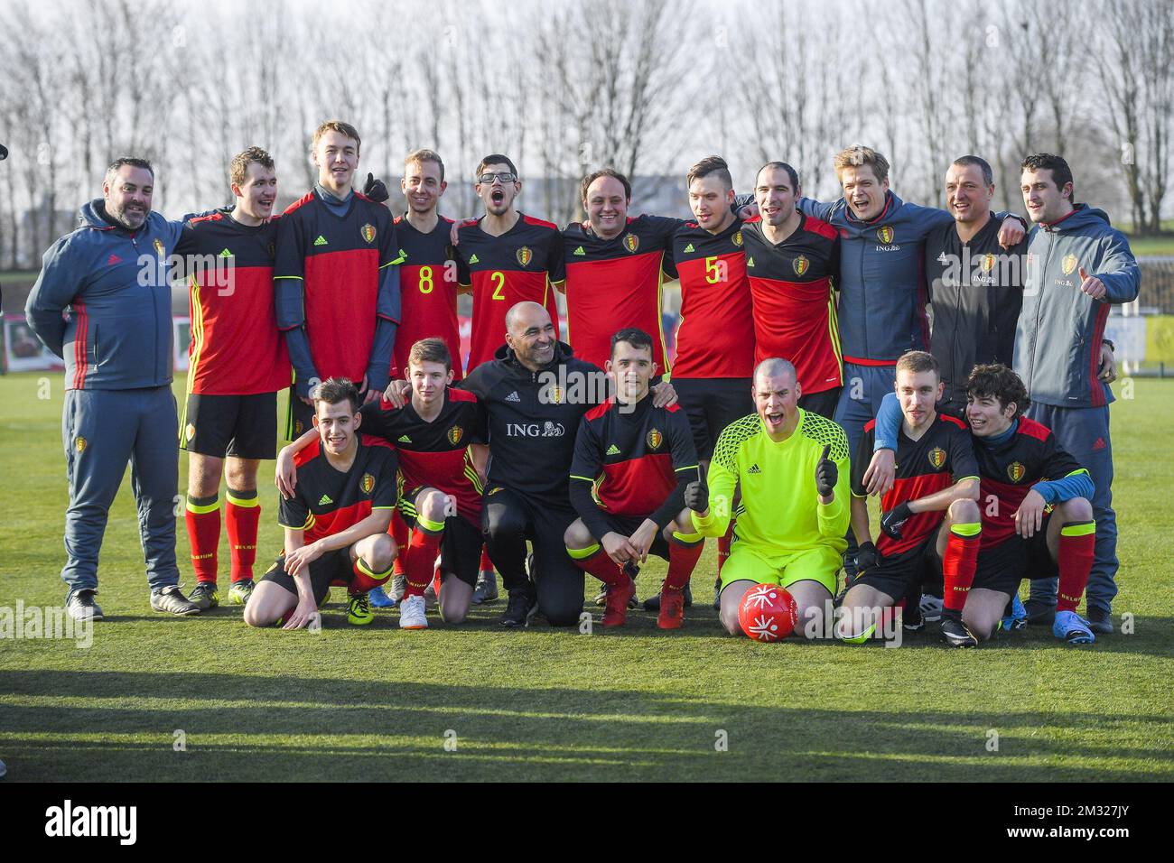 Belgian Red Devils' Head Coach Roberto Martinez pictured during a ...