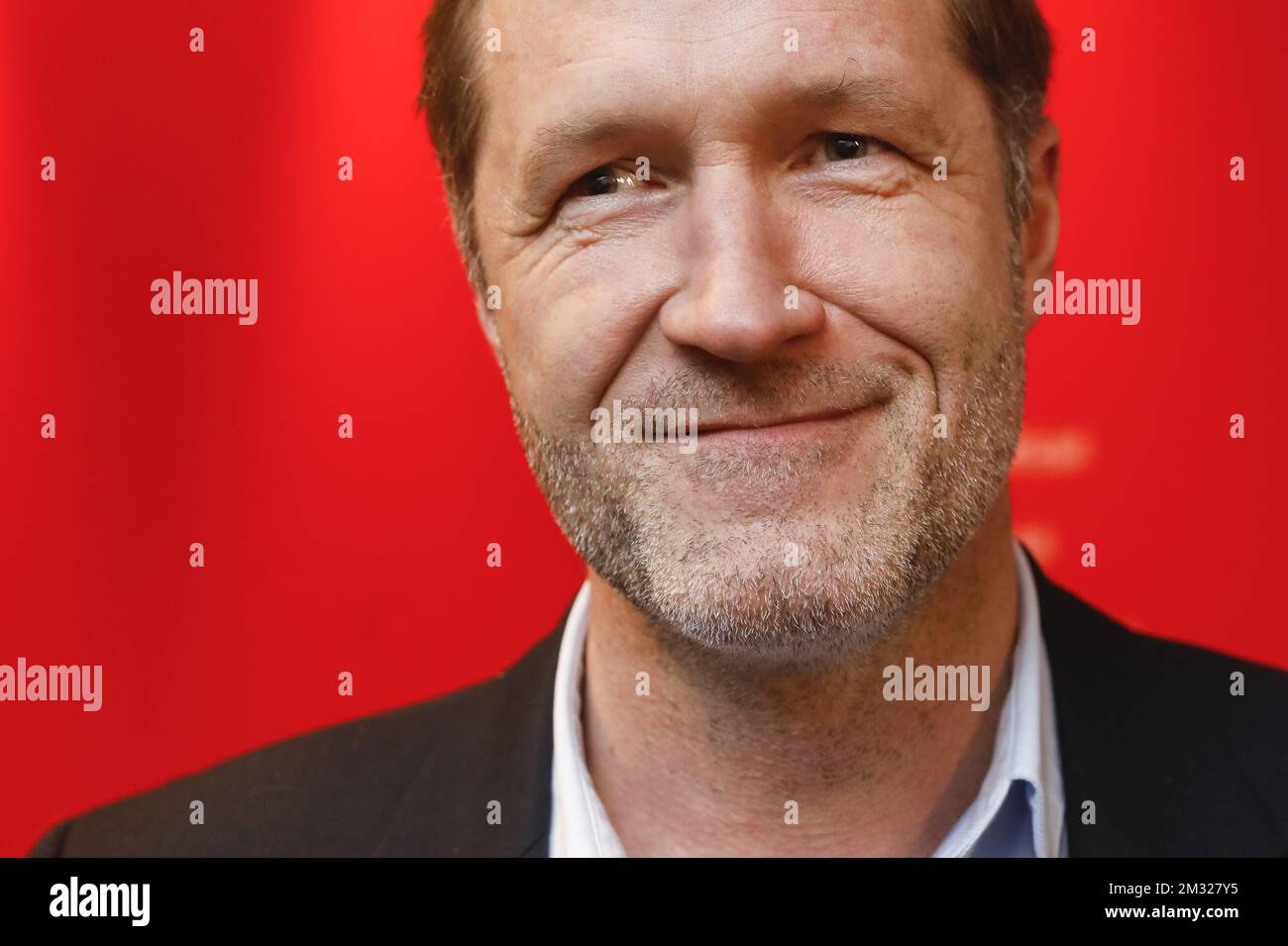 PS chairman Paul Magnette pictured during an interview following a ...