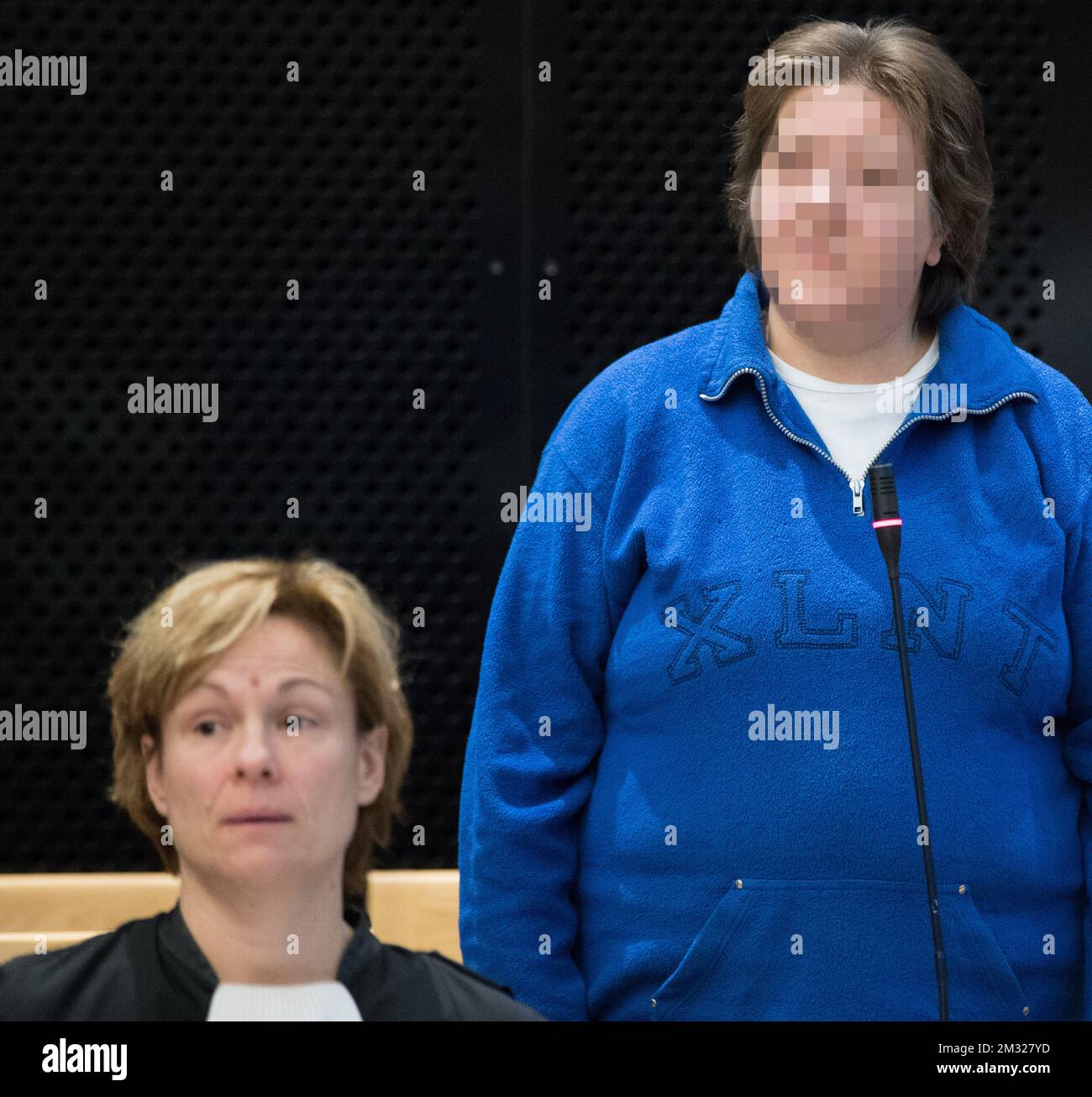 Lawyer Isabelle Vander Eyden and Beatrice Lattine pictured during the ...