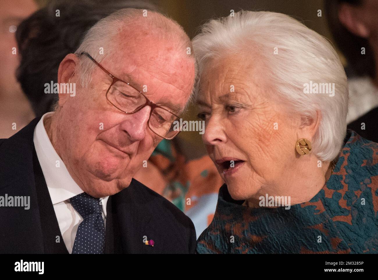King Albert II of Belgium and Queen Paola of Belgium pictured at a ...