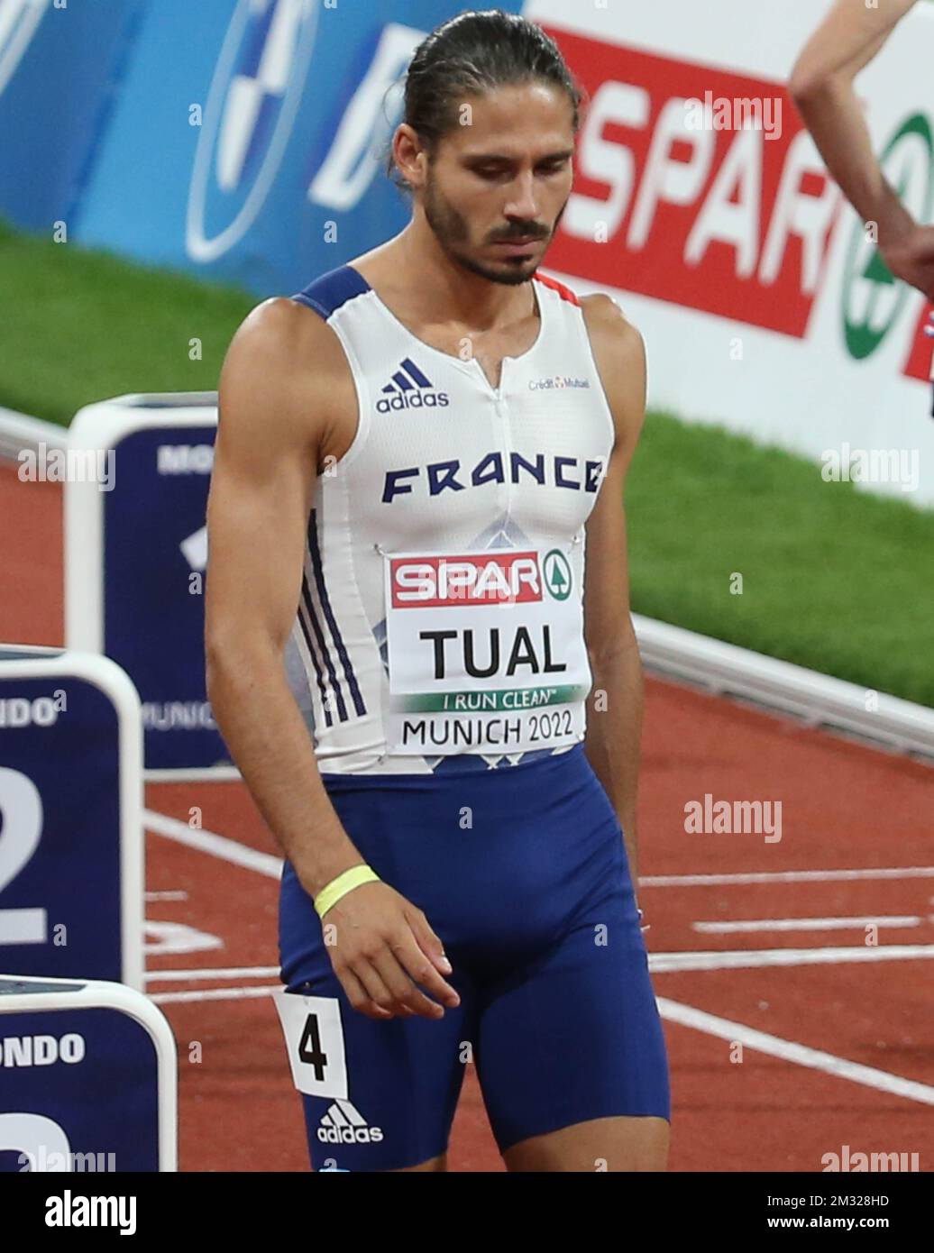 TUAL Gabriel of France MEN'S 800M SEMIFINAL 2 during the European Athletics Championships 2022 ...