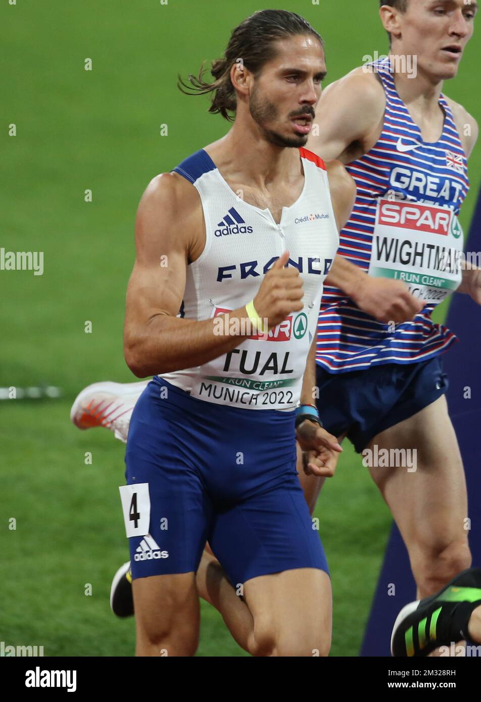 TUAL Gabriel of France MEN'S 800M SEMIFINAL 2 during the European ...
