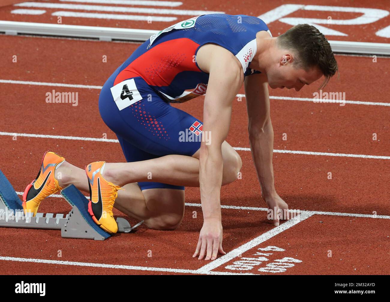 WARHOLM Karsten of Norway MEN'S 400M HURDLES FINAL during the European ...