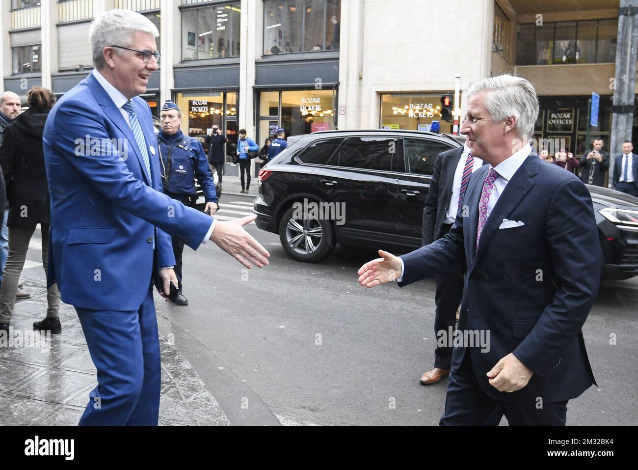 FEB-VBO CEO Pieter Timmermans and King Philippe - Filip of Belgium ...