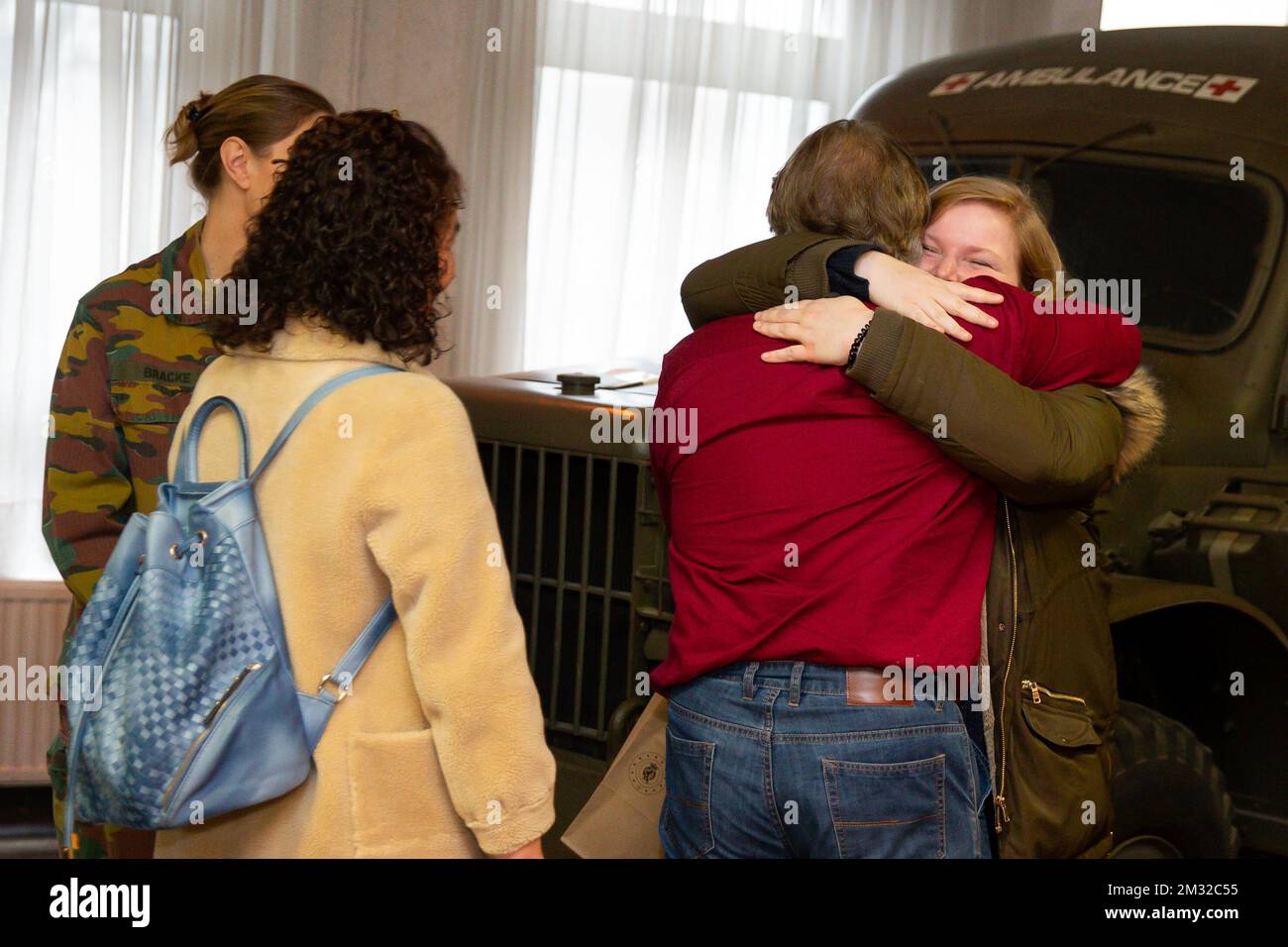 Hua Smets, Johan Smets and Laura Smets pictured during a press ...