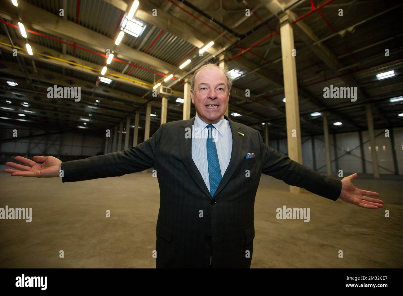 Ziegler director Alain Ziegler poses for photographer in marge of a ...