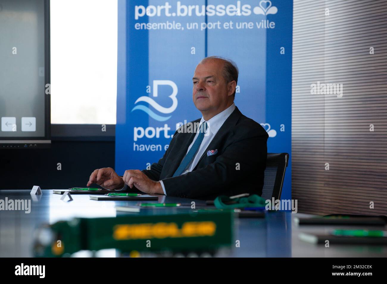 Ziegler director Alain Ziegler pictured during a visit to Ziegler new ...