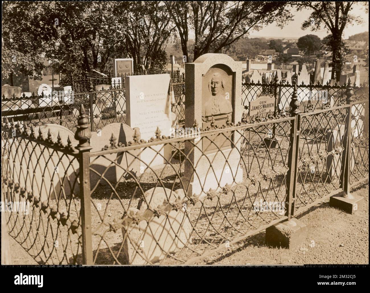 Gen James Warren died November 28 1808 aged 82. Mercy Warren, his wife ...