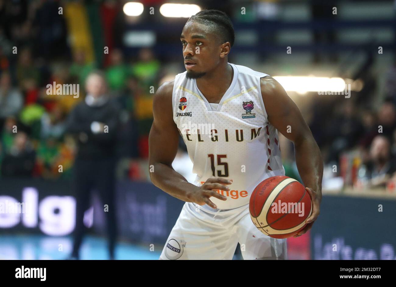 Belgium's Retin Obasohan pictured in action during the match between ...