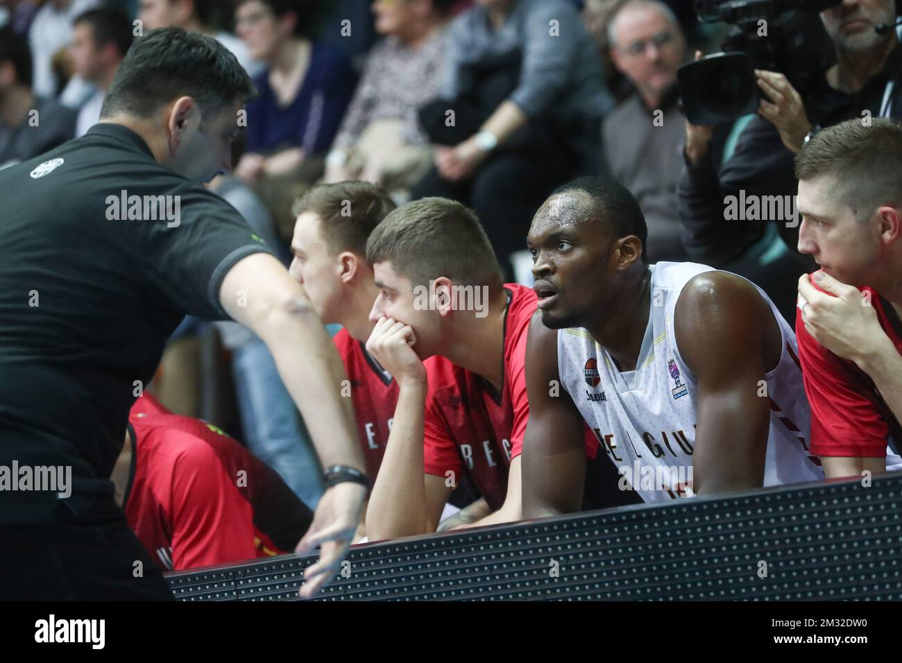 Belgium's Kevin Tumba pictured during the match between the Belgian ...