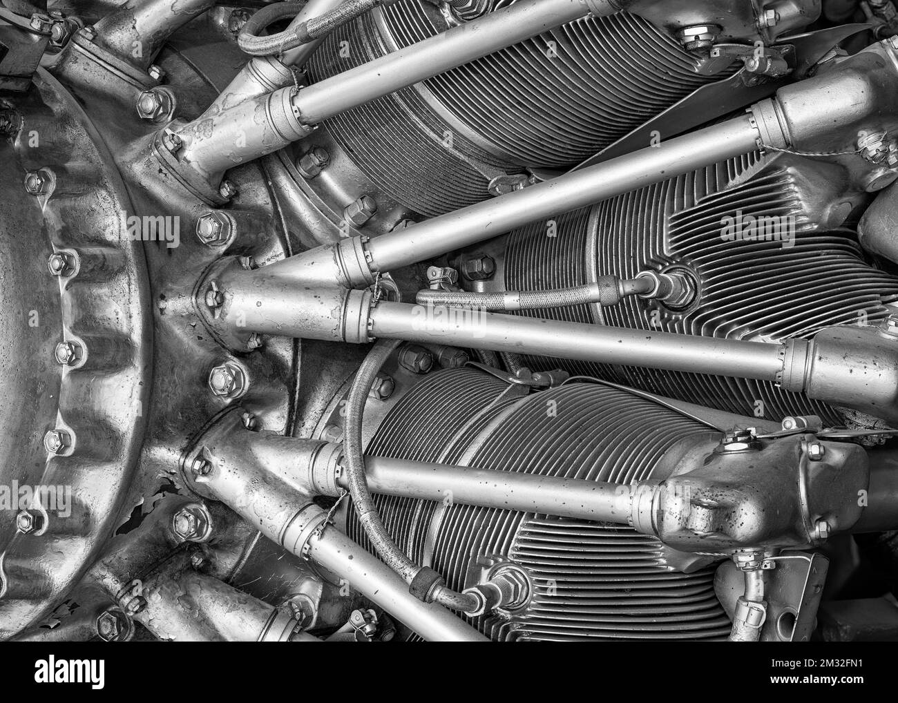 Jet bomber steel engine close up Stock Photo - Alamy