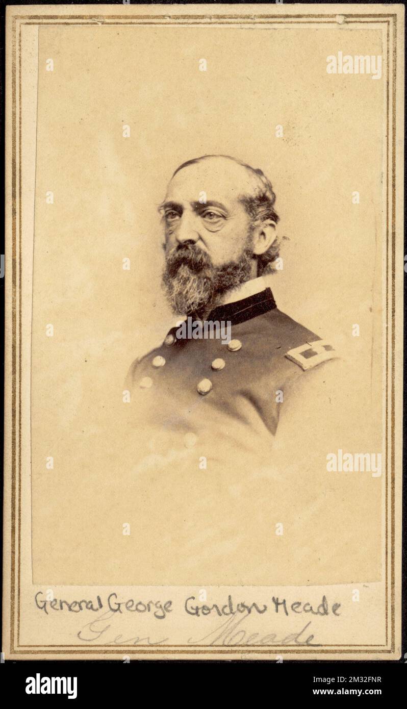 General George Gordon Meade , Military officers, Meade, George Gordon ...