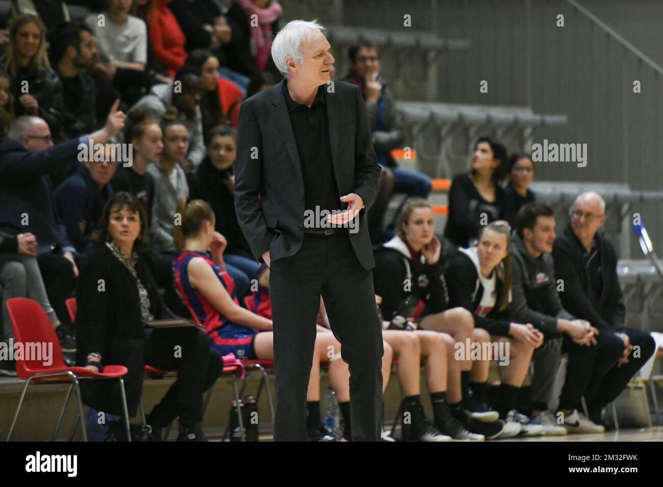 VOO Liege Panthers head coach Pierre CORNIA pictured during a Top ...