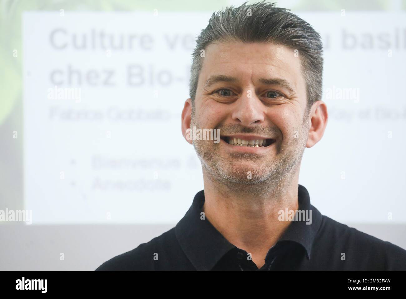 Fabrice Gobbato, Okay and Bio-Planet General Manager, pictured before a ...
