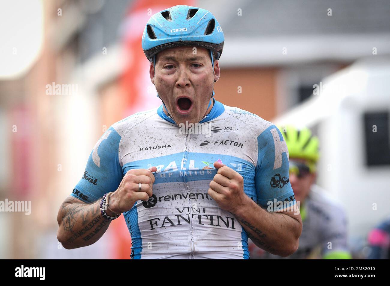 French Hugo Hofstetter of Israel Start-Up Nation celebrates as he ...