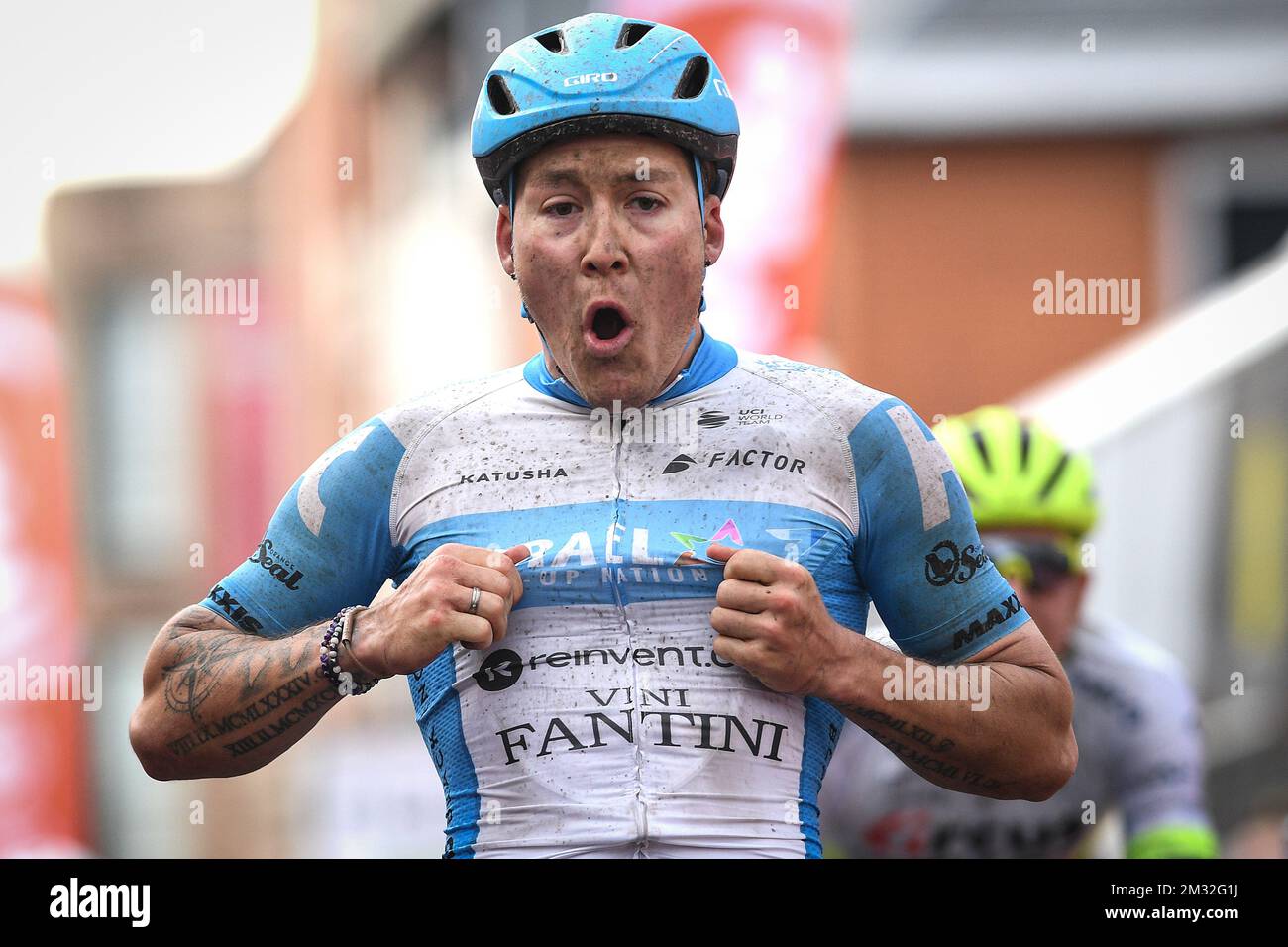 French Hugo Hofstetter of Israel Start-Up Nation celebrates as he ...