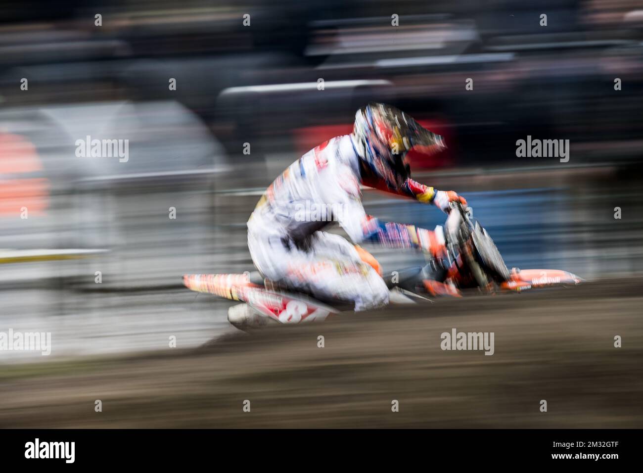Dutch Jeffrey Herlings pictured in action during the motocross MXGP ...