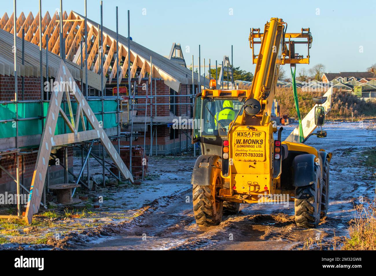 Barron Wood Distribution Ltd Office Development construction site in ...