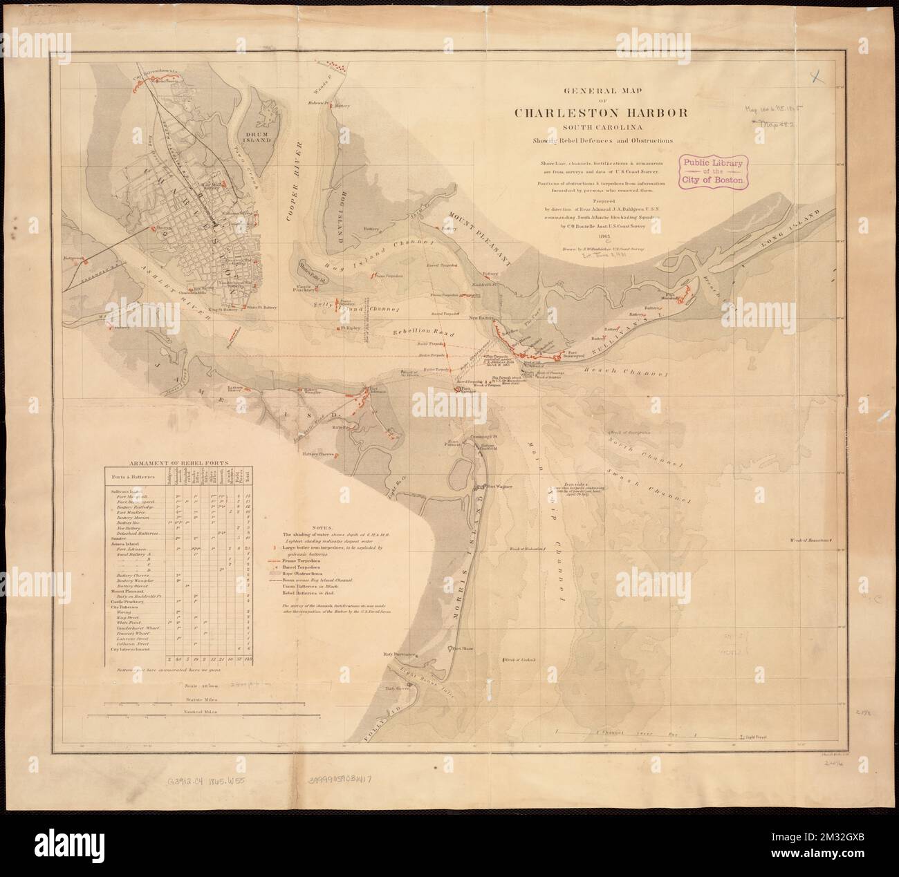 Attack On Fort Sumter Map