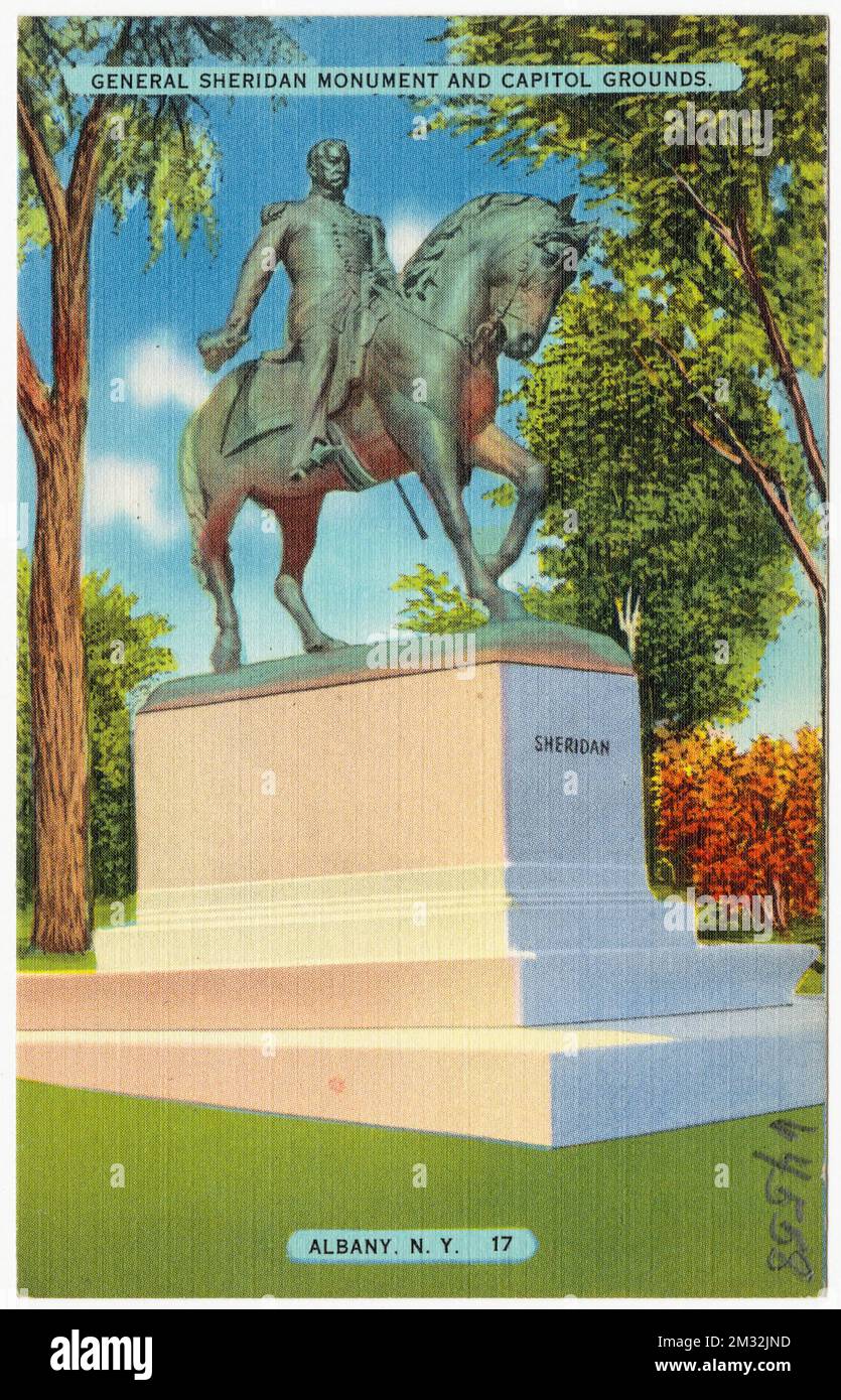 General sheridan monument hi-res stock photography and images - Alamy