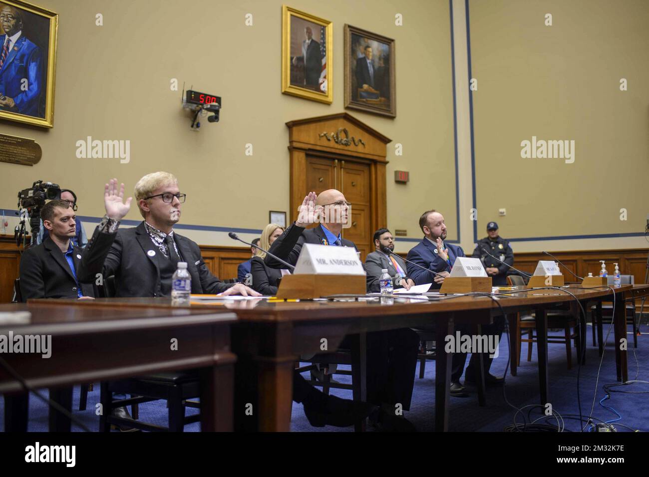 Washington, United States. 14th Dec, 2022. (L-R) Michael Anderson, a ...