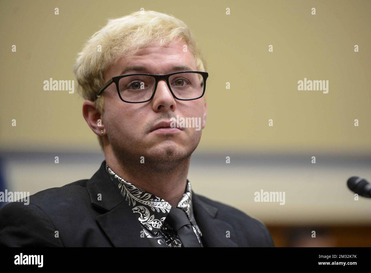 Washington, United States. 14th Dec, 2022. Michael Anderson, a survivor ...