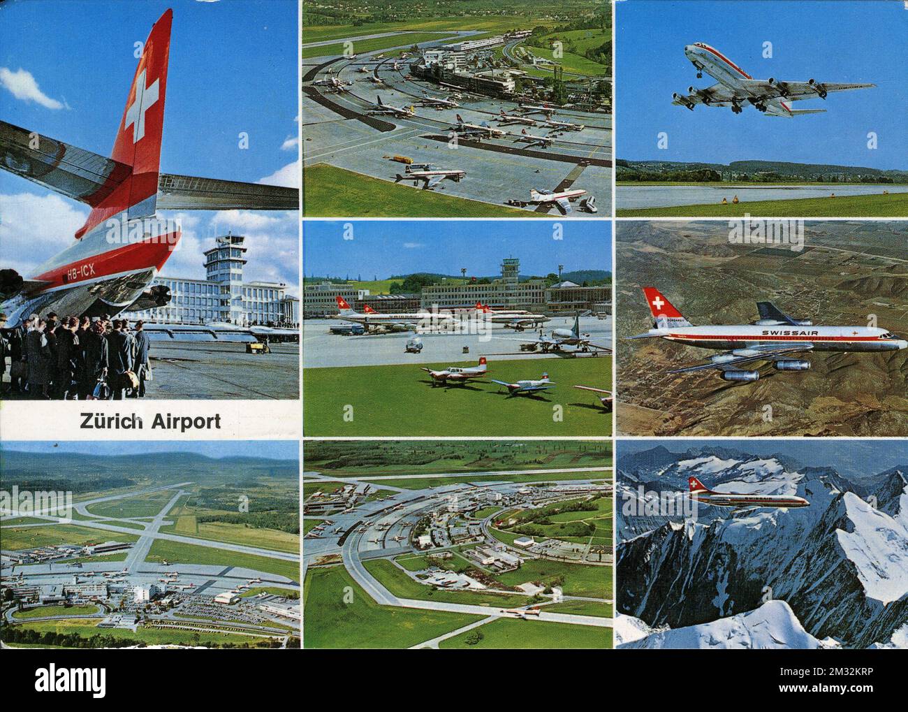 Aeroplani - Aeroporto di Zurigo (2 Stock Photo - Alamy