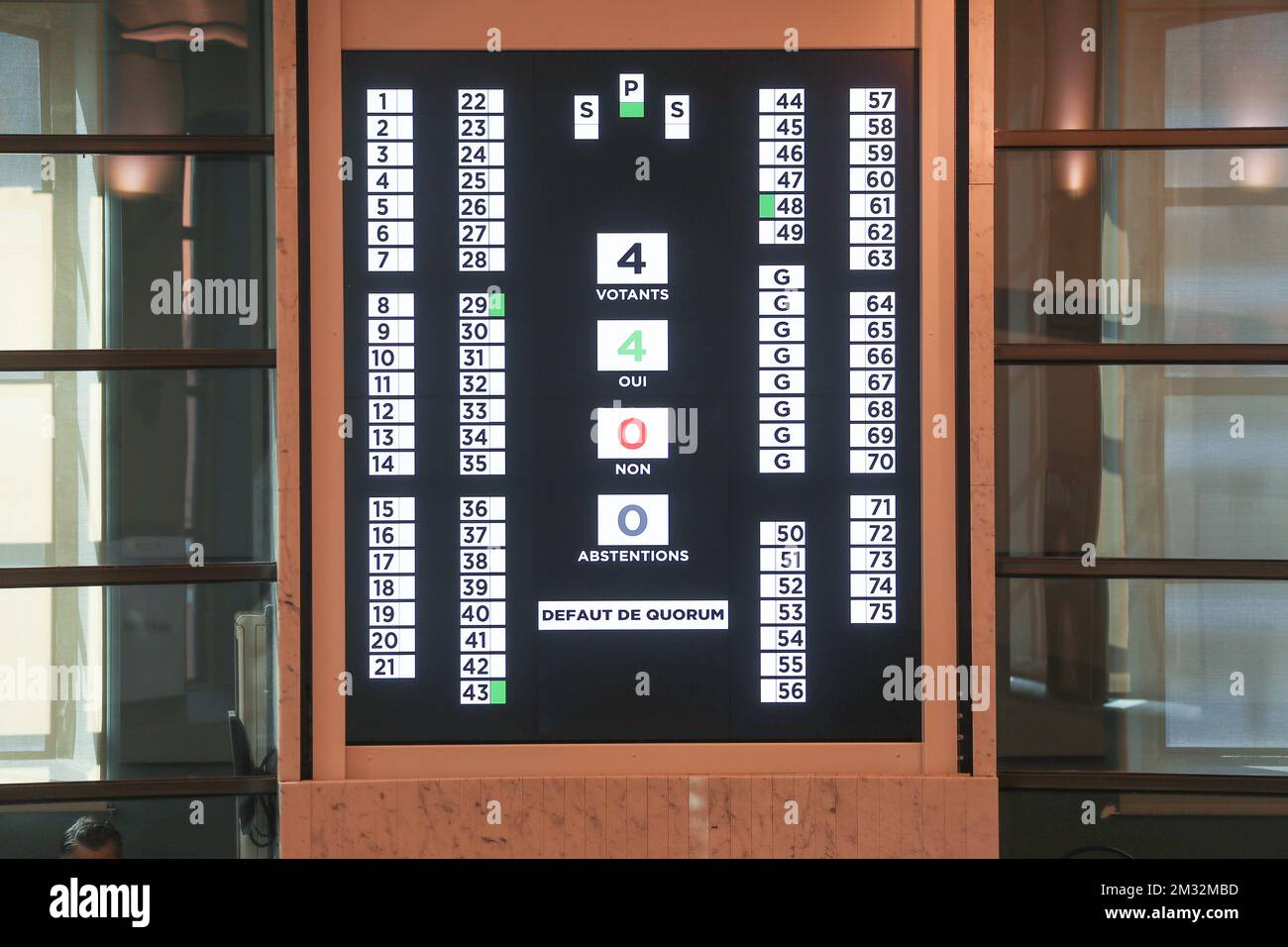 Illustration picture shows a plenary session of the Walloon Parliament ...