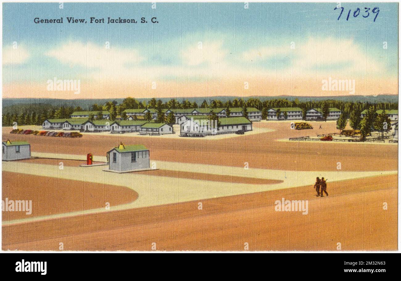 General view, Fort Jackson, S. C. , Military facilities, Tichnor ...