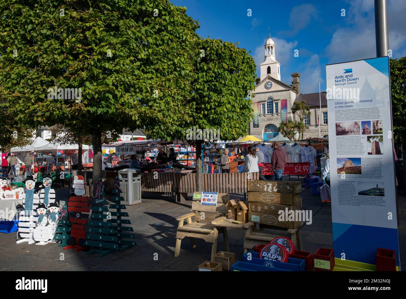 Newtownards Saturday Market, County Down, Northern Ireland Stock Photo ...