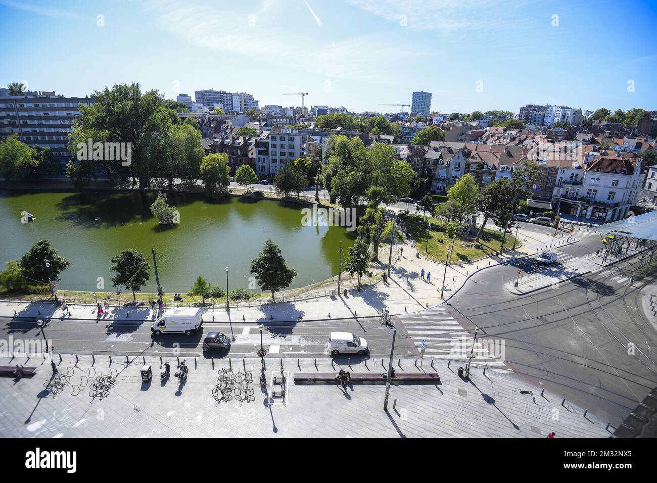 Illustration picture shows the Ixelles Ponds - Etangs d'Ixelles ...