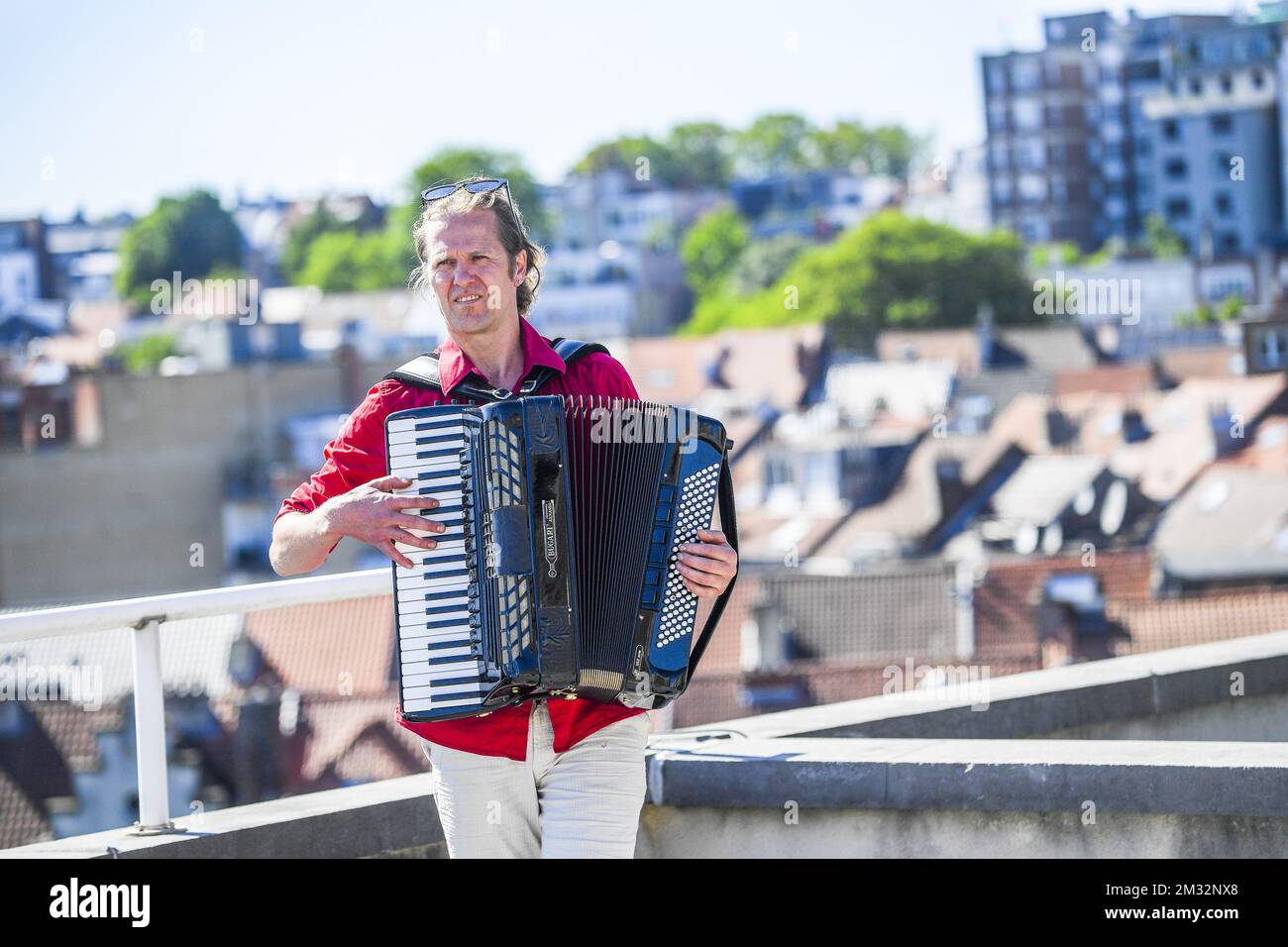 Illustration picture shows musician Tuur Florizoone during a ...
