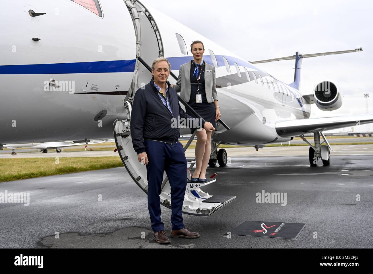 ASL CEO Philippe Bodson pictured during a test flight of the 'Asl Fly ...