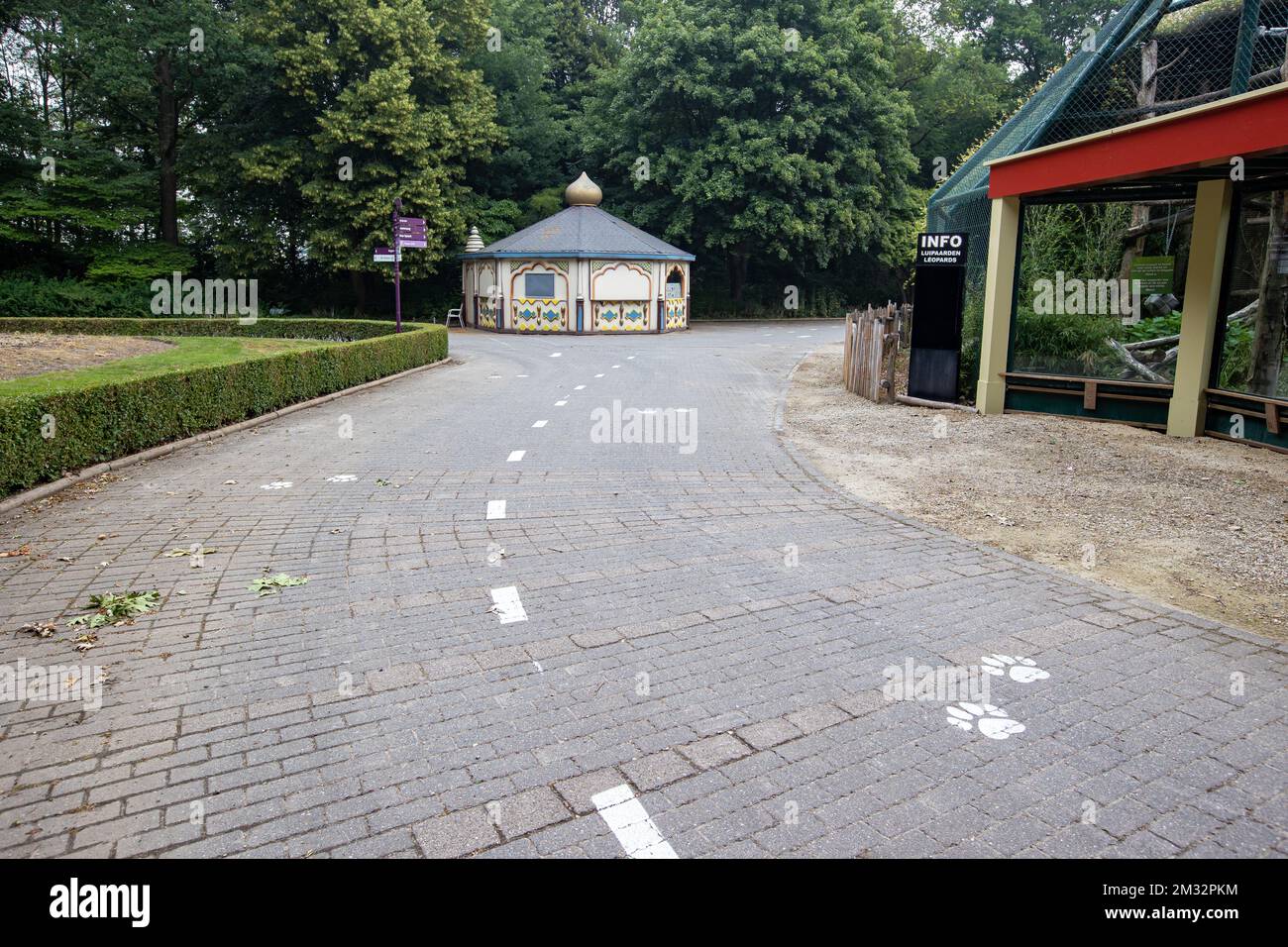 Illustration picture shows the Bellewaerde amusement park in Ieper ...