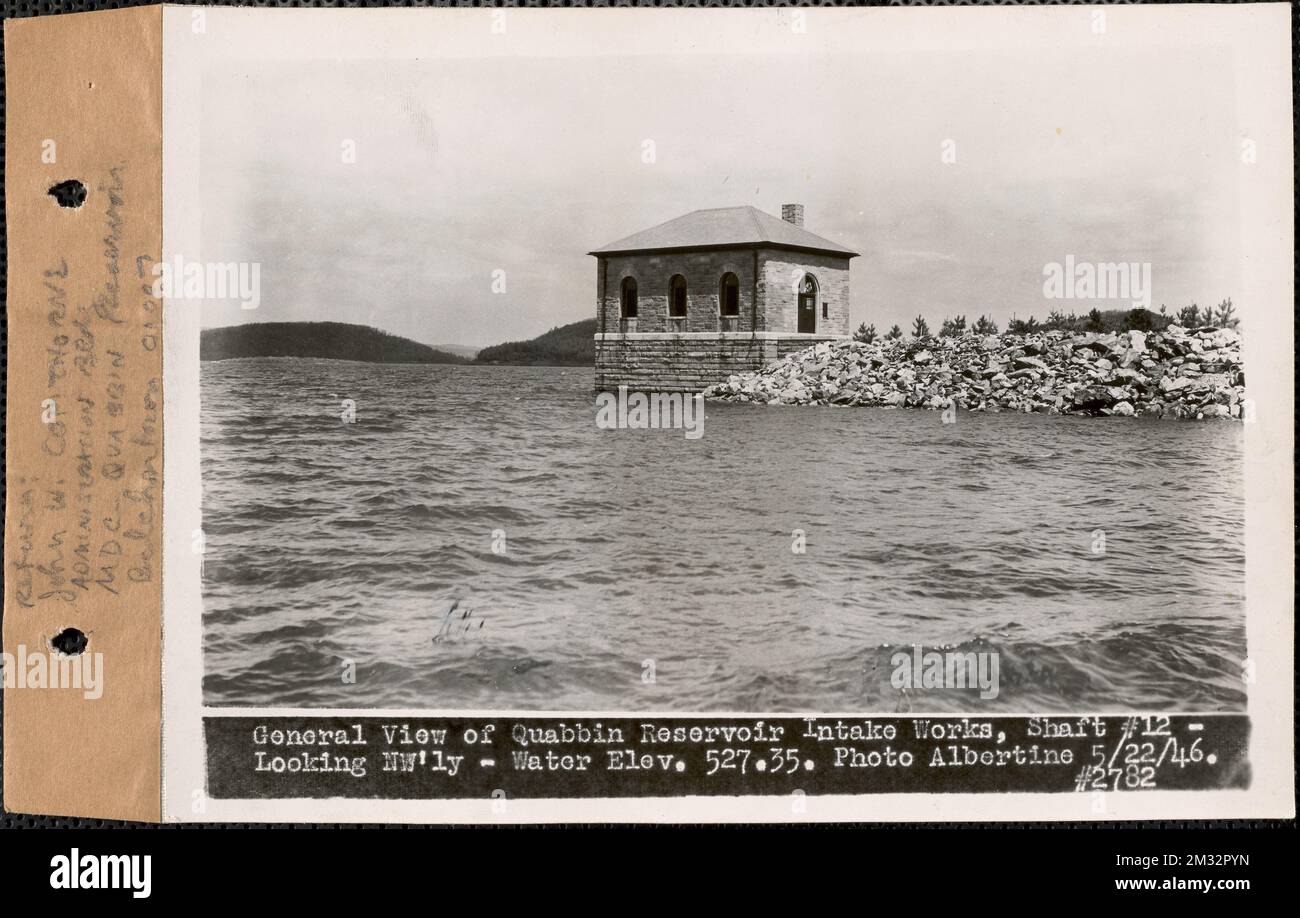 General view of Quabbin Reservoir Intake Works, Shaft #12, looking ...