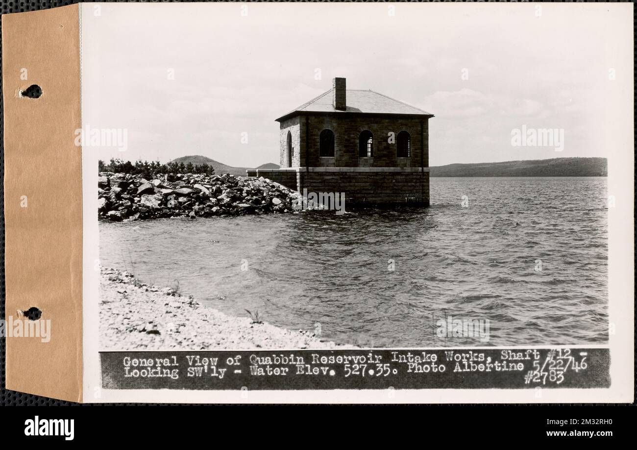General view of Quabbin Reservoir Intake Works, Shaft #12, looking ...