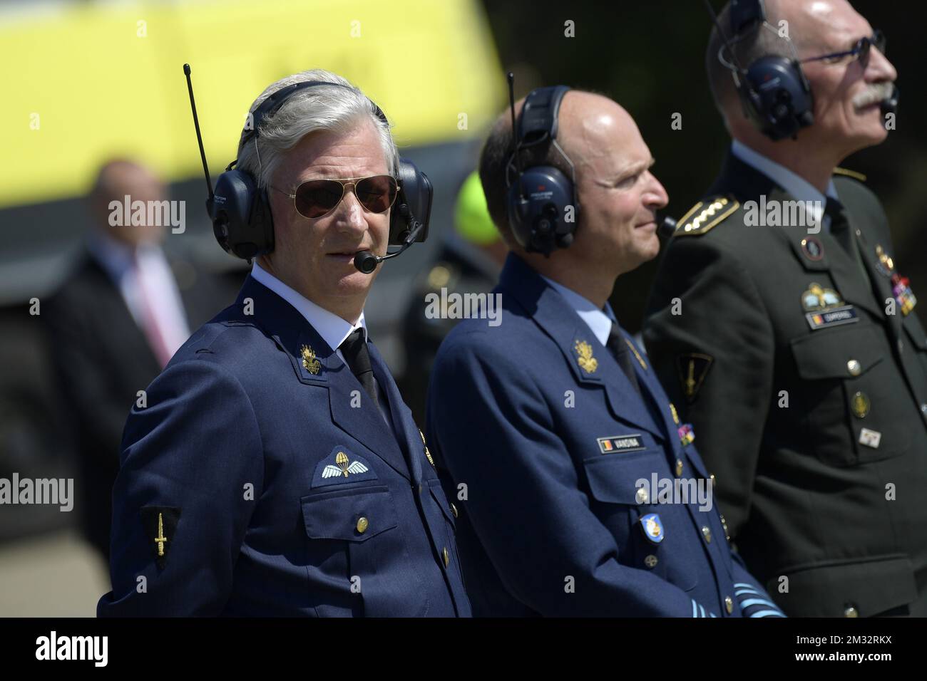 King Philippe - Filip of Belgium, General Major Frederik Vansina (head ...