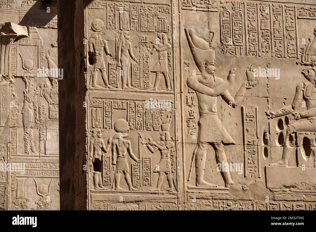 The Temple of Haroeris and Sobek at Kom Ombo in the Nile Valley, Upper ...