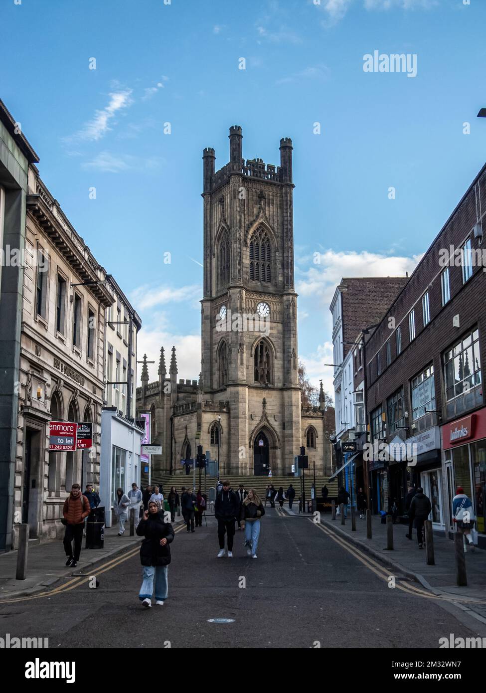 St Luke's Bombed Out Church, Liverpool Stock Photo - Alamy