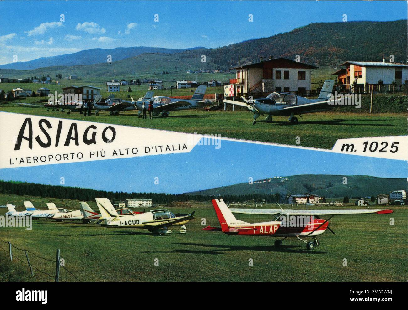 Aeroplani - Aeroporto di Asiago Stock Photo - Alamy