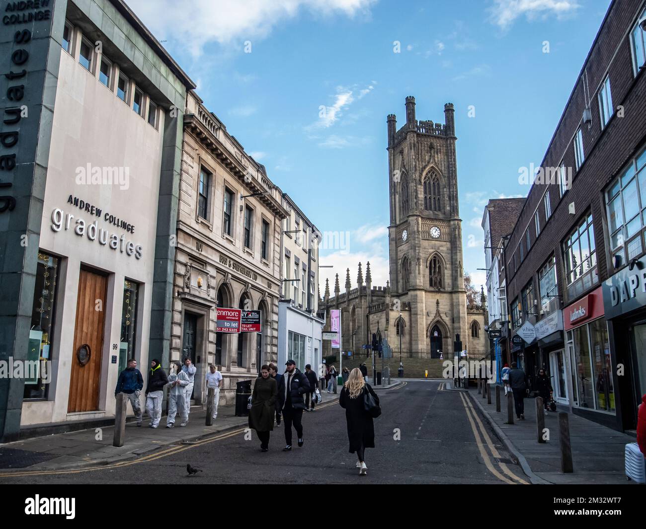 St Luke's Bombed Out Church, Liverpool Stock Photo - Alamy