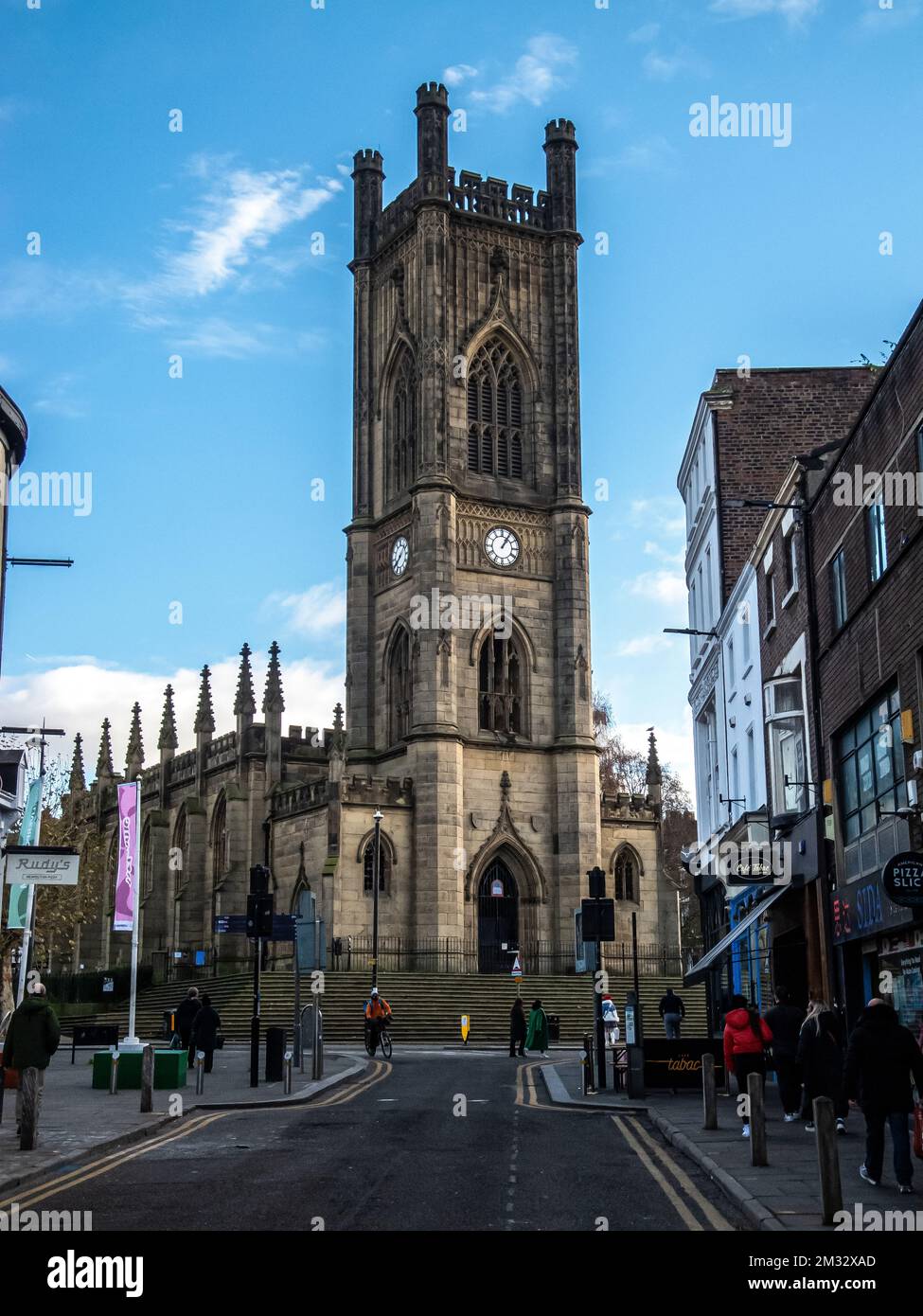 St Luke's Bombed Out Church, Liverpool Stock Photo - Alamy