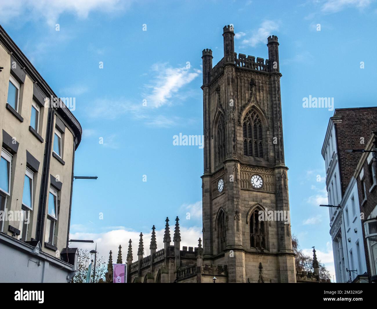 St Luke's Bombed Out Church, Liverpool Stock Photo - Alamy
