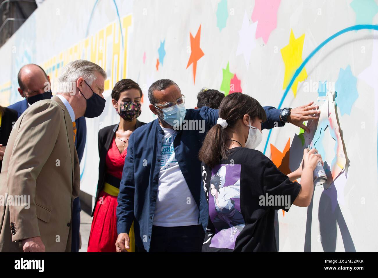 King Philippe - Filip of Belgium (L) pictured during a visit to the ...