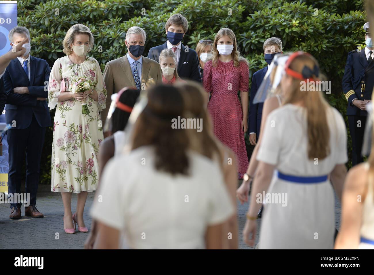 Princess elisabeth of belgium national day 2020 hi-res stock ...