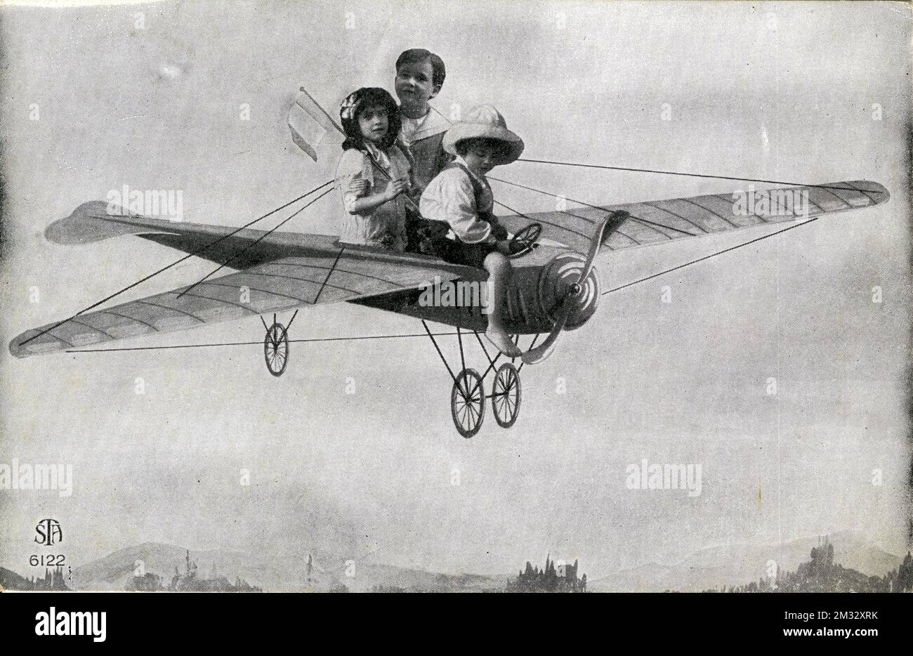 Aeroplani - Cartolina Satirica (3 Stock Photo - Alamy