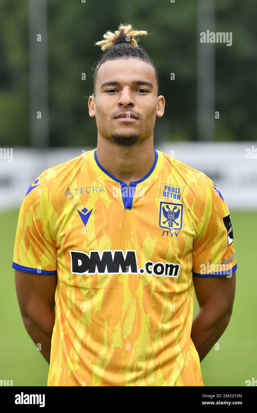 STVV's Samy Mmaee poses for the photographer, in marge of the 2020-2021 ...