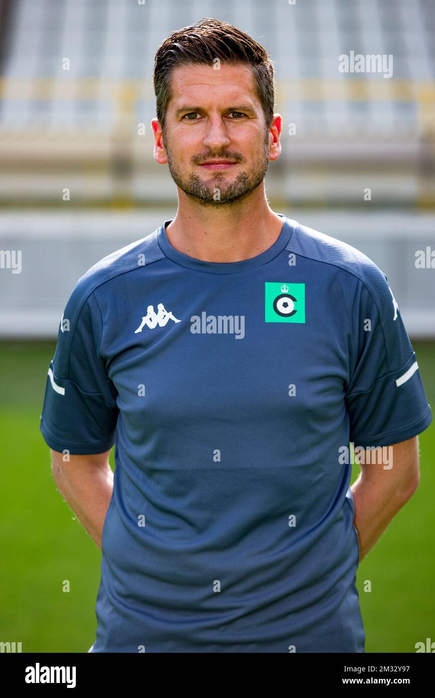 Cercle's Maximiliaan Moyaert poses for the photographer, in marge of ...