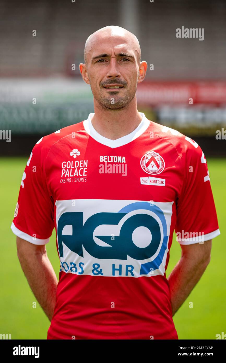 Kortrijk's Christophe Lepoint poses for the photographer, in marge of ...