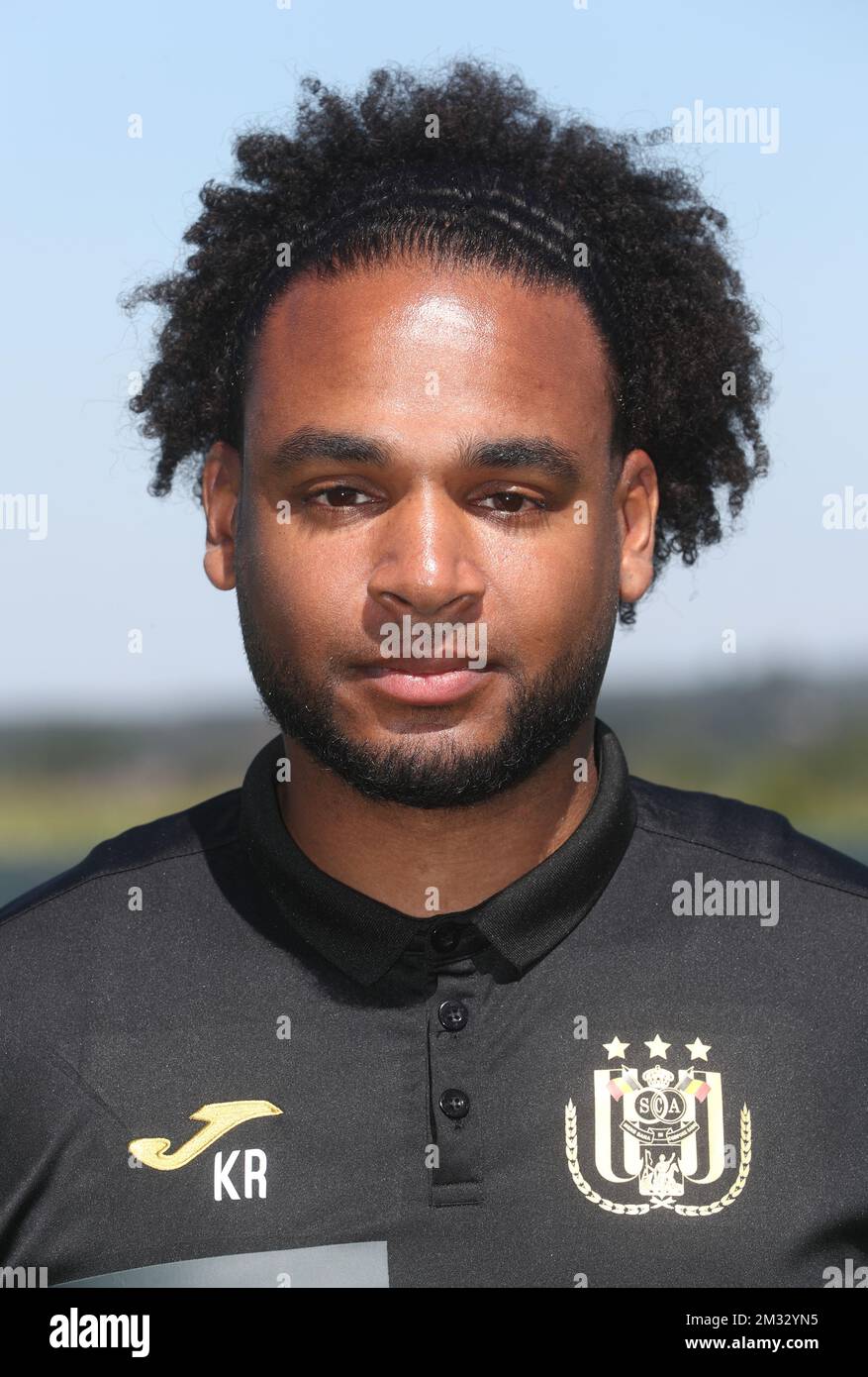 Anderlecht's video analyst Kevin Reid poses for the photographer, in ...